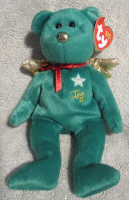 Ty Beanie Baby Gift Joy Bear DOB November 7, 2003 MWMT Free Shipping | eBay