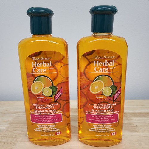 2 X Euro-Style Herbal Care Citrus Deep Cleansing Shampoo 13.5 fl. oz | eBay