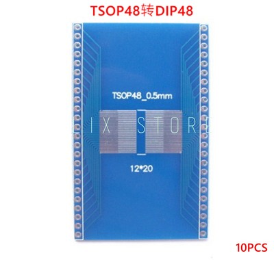 10X TSOP48 to DIP48 0.5mm pitch adapter board SOP48 PCB empty board | eBay