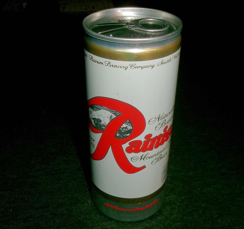 Mint Rainier Beer, Seattle Washington Vintage "Ring Pull" Top 16 OZ ...