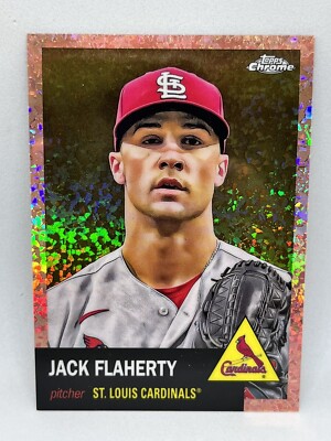 2022 Topps Chrome Platinum Anniversary Jack Flaherty Rose Gold Mini ...