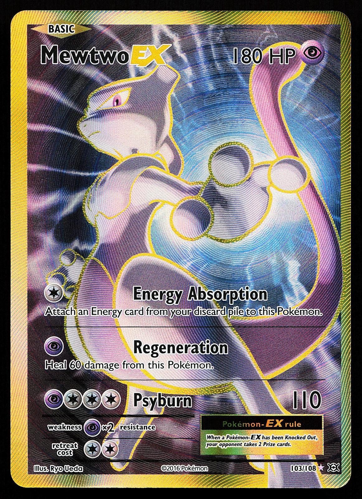 Mewtwo EX 103 Current Market Value | Evolutions