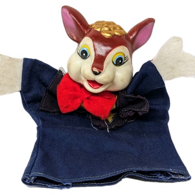 Vintage Reindeer Hand Puppet | eBay