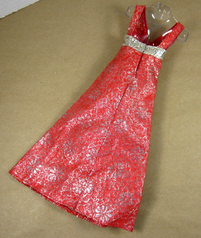 Superstar Barbie red silver Dress #9740 Brocade Dream GUAG 1978 vtg ...