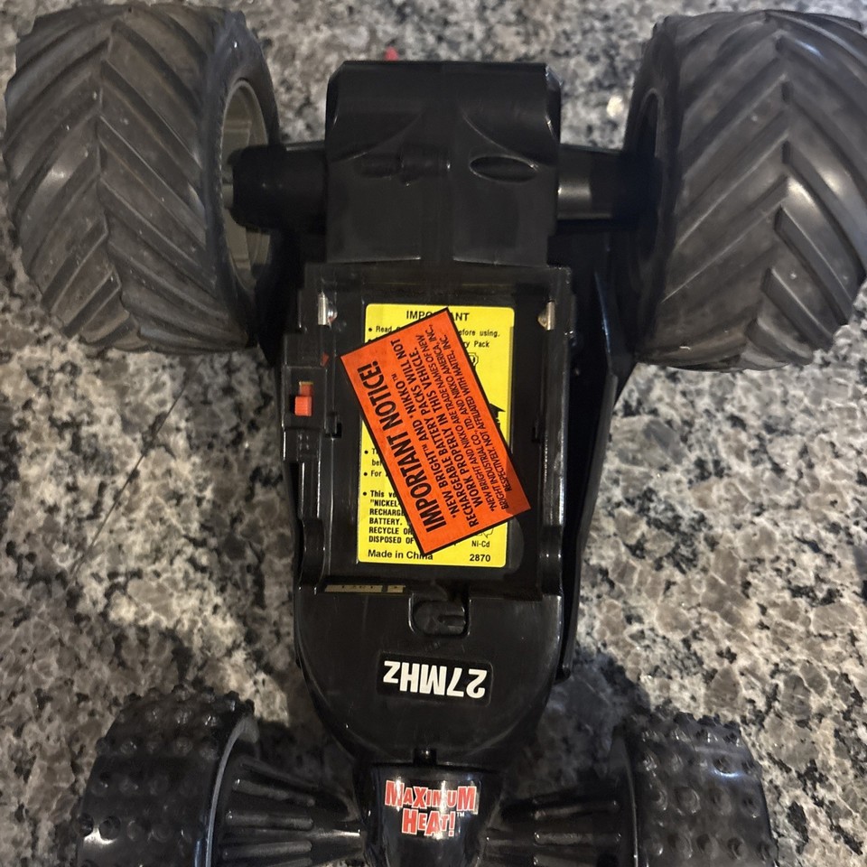 Tyco RC Turbo Tantrum Radio Control Car Buggy 6.0v Black Battery ...