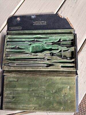 DIETZGEN Vintage Drafting Tool Set with case. Architecture Drawing ...
