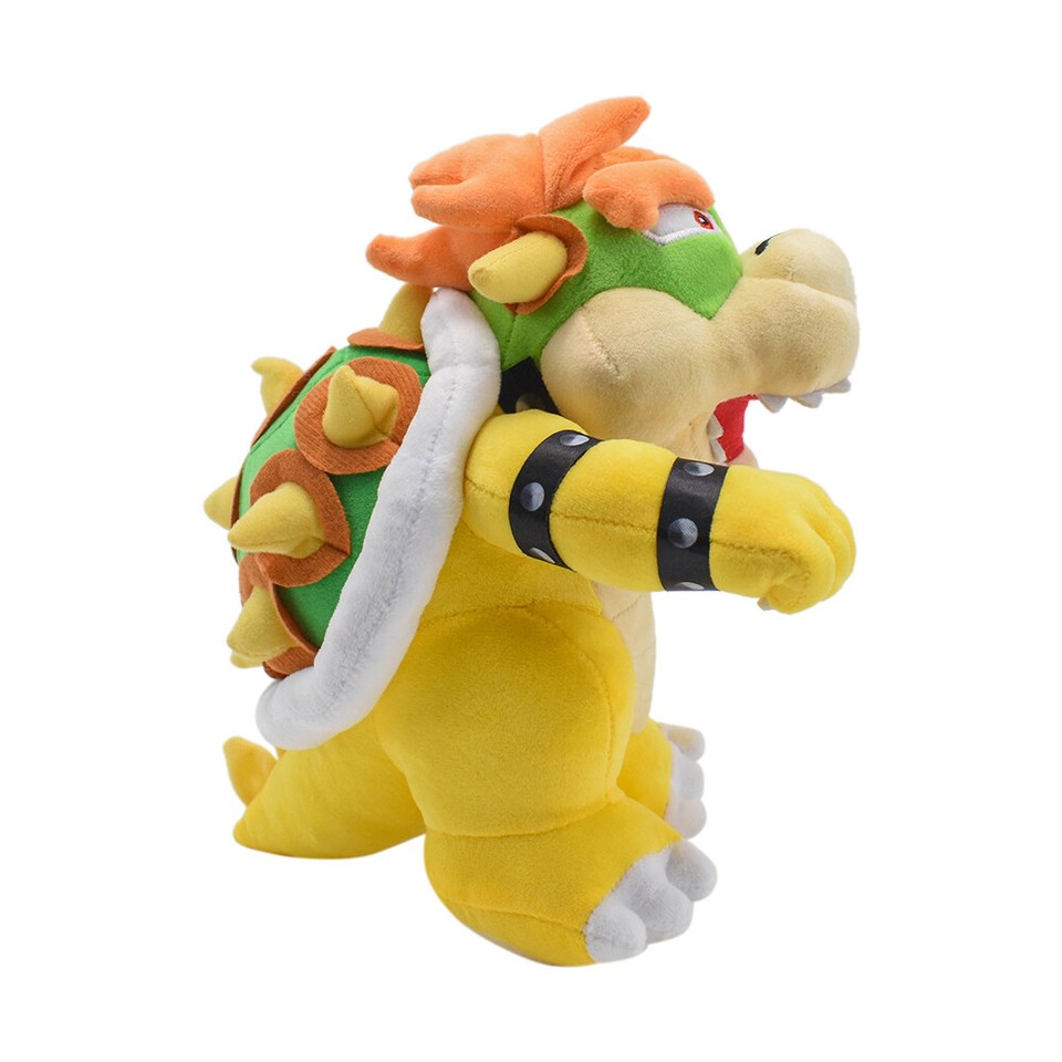 Mario Plush Toys Princess Peach Fury Bowser Koopa King K.Rool Meowser ...