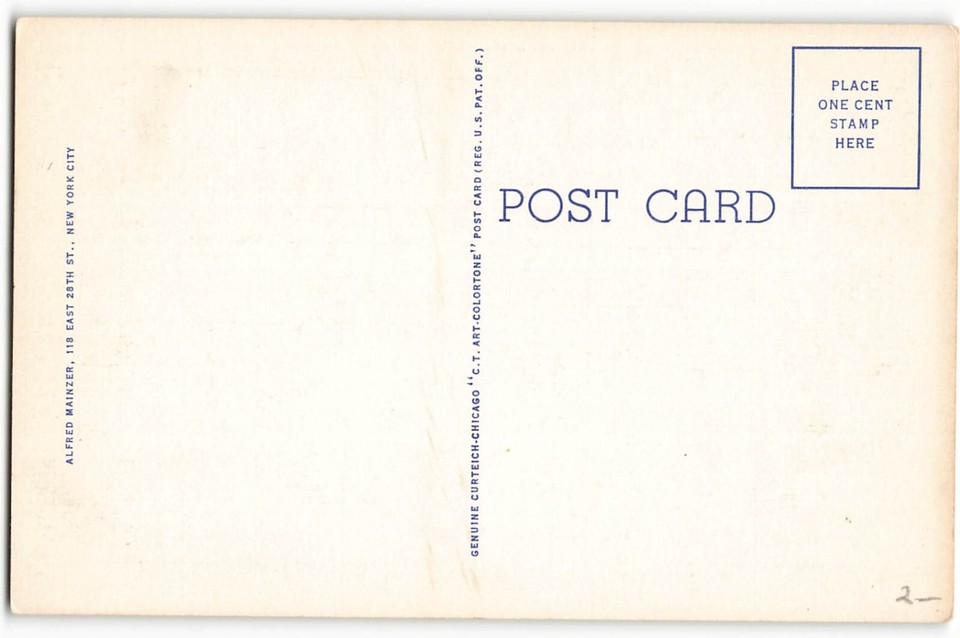 Postcard Radio City Music Hall, New York City Colorful Street Scene VTG ...