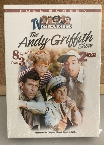 The Andy Griffith Show 2 Disc DVD 8 Episodes Black & White Opie, Barney ...