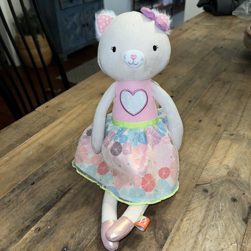 2019 B Softies Pink Kitty Cat Heart Ballerina Plush Stuffed Animal Toy ...
