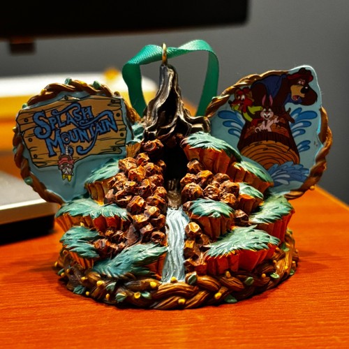 Disney Parks Splash Mountain Ear Hat Ornament Hand Painted (NEW WITH ...