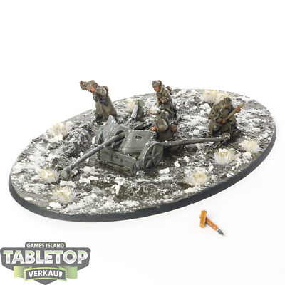 Bolt Action - German Heer 75mm Pak 40 anti-tank gun (Winter) - bemalt ...