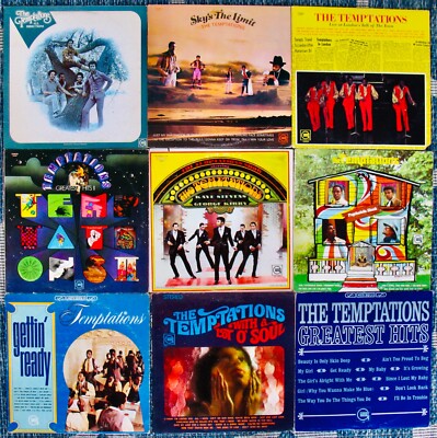 THE TEMPTATIONS~9 Classic R&B, Psychedelic, Funk+Soul Albums~Jimmy ...