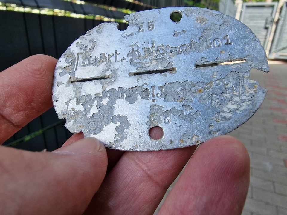 WW2 Original German ID Dog Tags. Battlefield relic | eBay