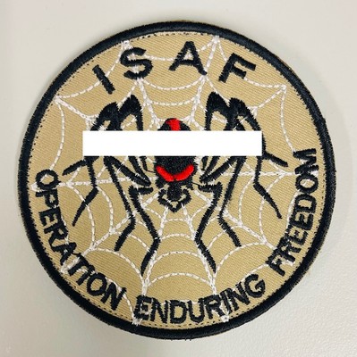 ISAF OPERATION ENDURING FREEDOM VEL©®⚙ PATCH AFGHANISTAN | eBay