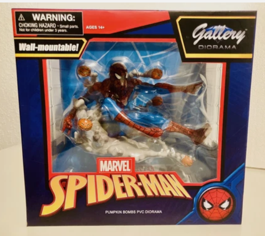 MARVEL GALLERY COMIC PUMPKIN BOMB SPIDER-MAN PVC STATUE - NEW | eBay