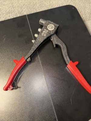 Marson Klik Fast HP-2 Riveting Rivet Gun Heavy Duty Red Grip Vintage ...