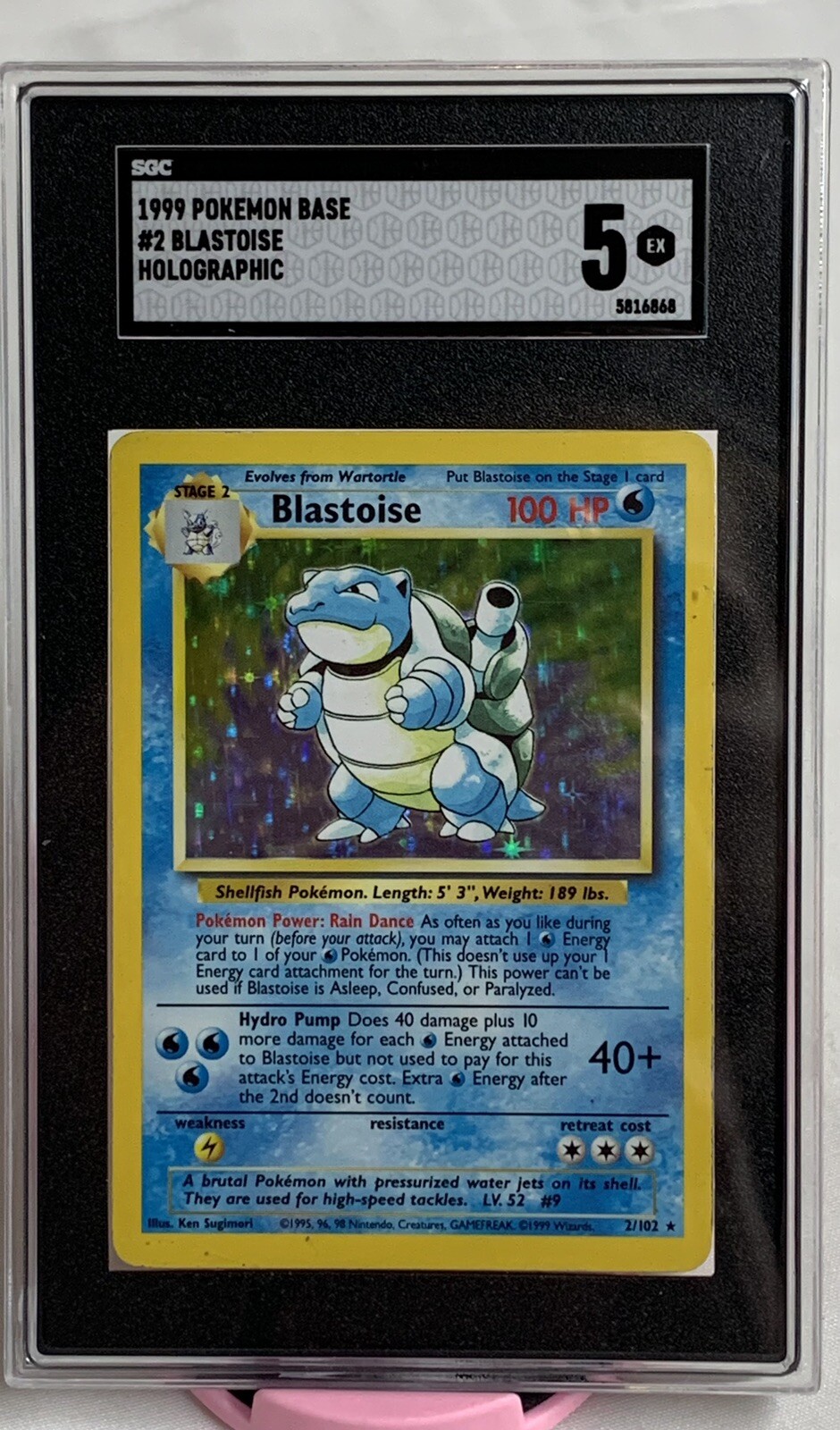 1999 Pokémon Base #2 Blastoise Holographic | eBay