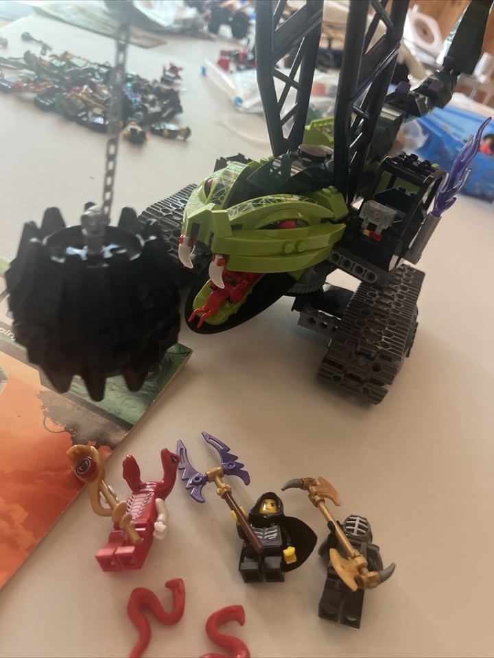 LEGO NINJAGO: Fangpyre Wrecking Ball (9457) 100% COMPLETE 673419165648 ...