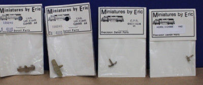 Lot of 4 Packages Miniatures By Eric HO Brass Locomotive Detail Parts ...