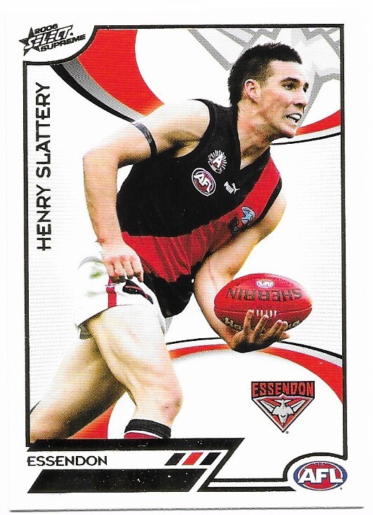 2006 SELECT SUPREME ESSENDON BOMBERS HENRY SLATTERY CARD # 61 AFL ...