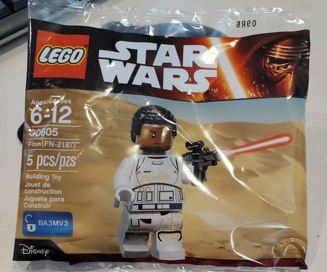 Star Wars Lego 30605 Finn FN-2187 Character Figure New | eBay