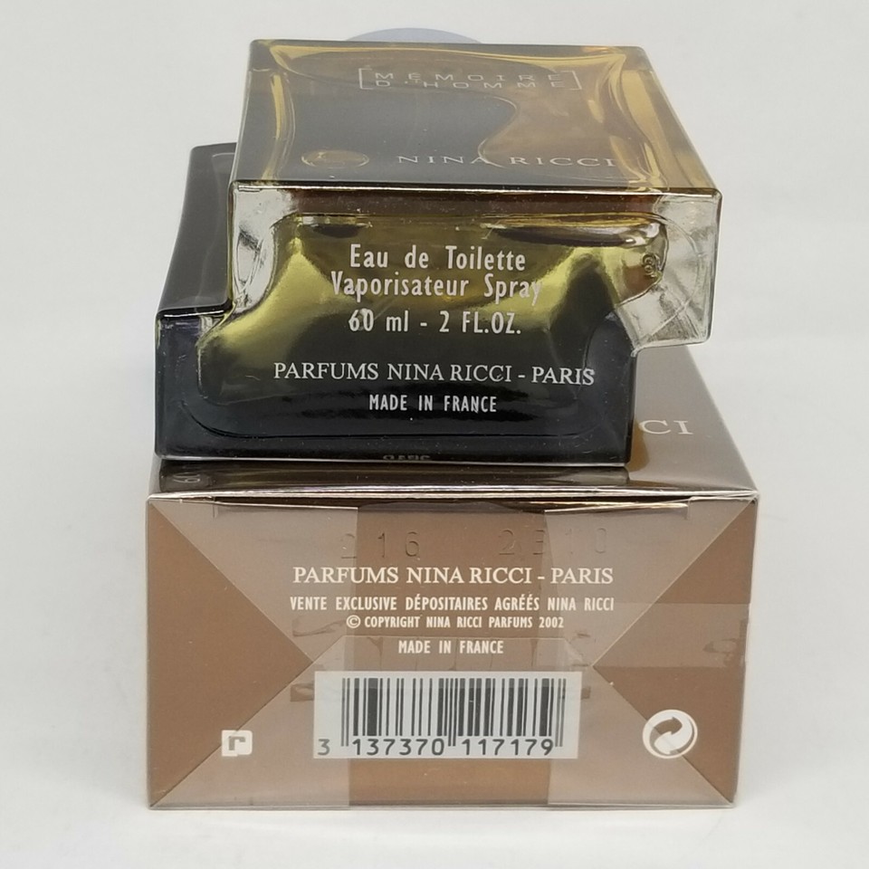 Vintage!!! Memoire D'Homme by Nina Ricci 2.0oz/60ml for Men | eBay