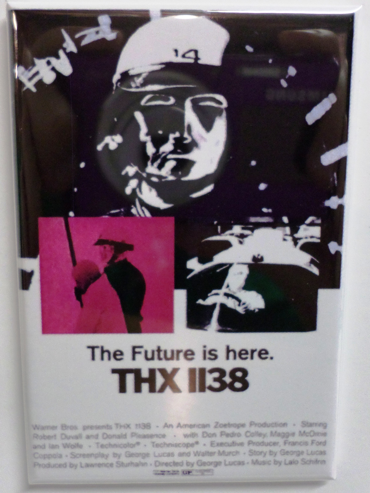 THX 1138 Movie Poster 2" x 3" Refrigerator Locker MAGNET Duvall ...