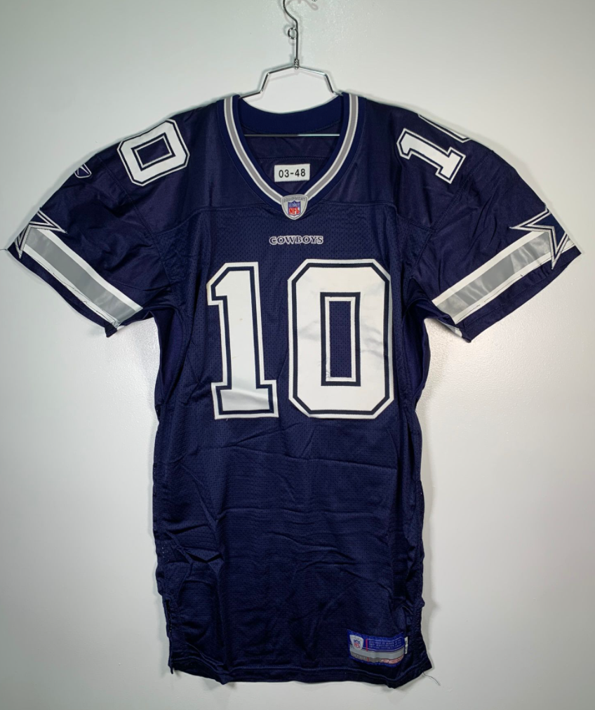 Filip Filipovic Game Issued/Worn 2003 Dallas Cowboys jersey MEARS LOA ...