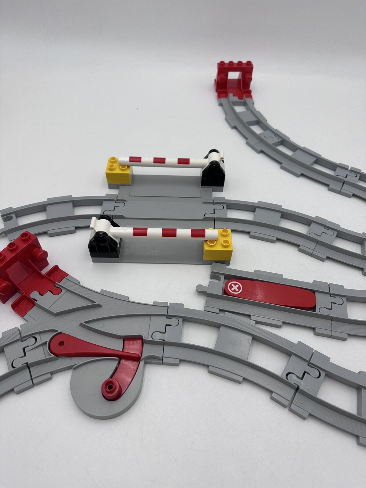 Lego Duplo Train Tracks Set with Action Brick - 10882 - Complete Set ...