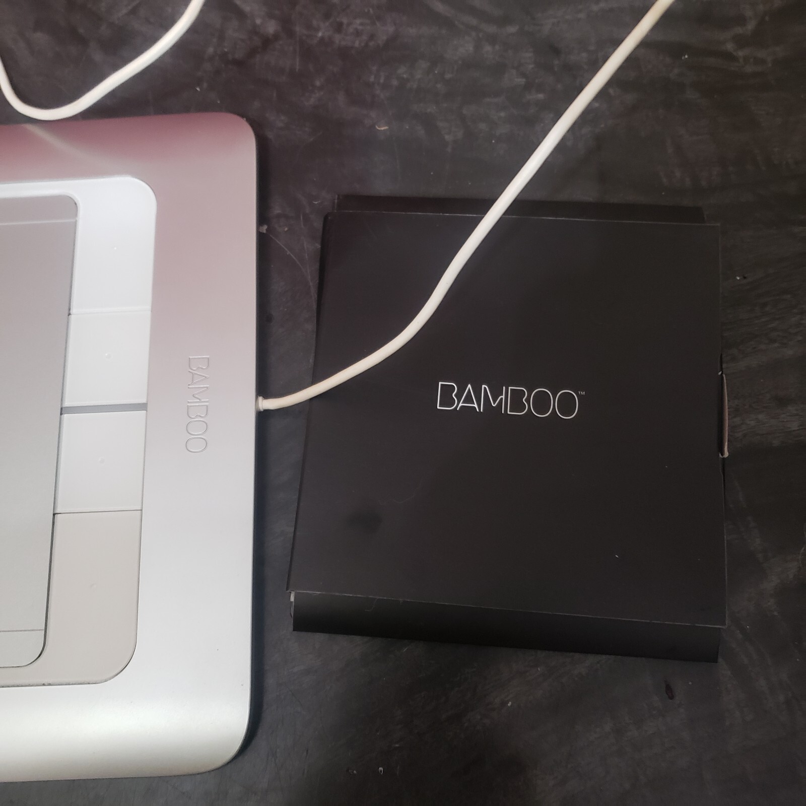 Wacom Bamboo Fun Graphics Drawing Tablet CTH-661 Silver w/ Stylus Pen ...