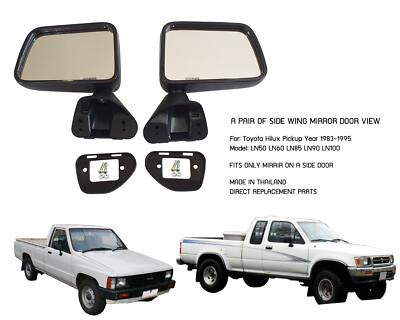 REAR VIEW DOOR WING SIDE MIRROR For Toyota Hilux Pickup LN65 LN85 LN106 ...