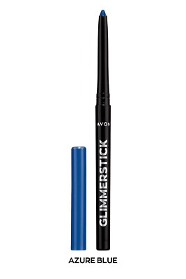 NEW Avon Glimmerstick Retractable Eyeliner - AZURE BLUE 0.28 g | eBay