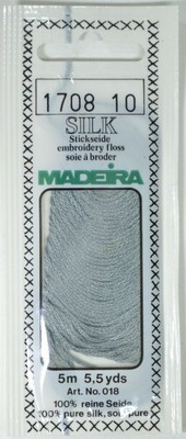 Madeira 100% PURE SILK 4-Strand Hand Embroidery Thread Colour 1708 ...