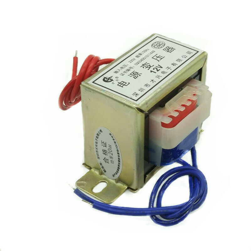 1W-300W EI Core MINI Power Transformer 220V AC TO 12V AC Converter ...