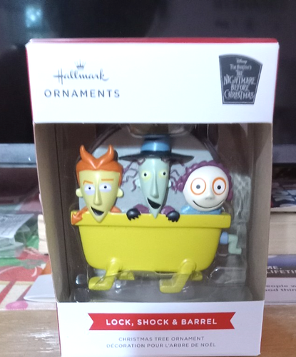 Nightmare Before Christmas Lock, Shock, and Barrel 2021 Ornament ...