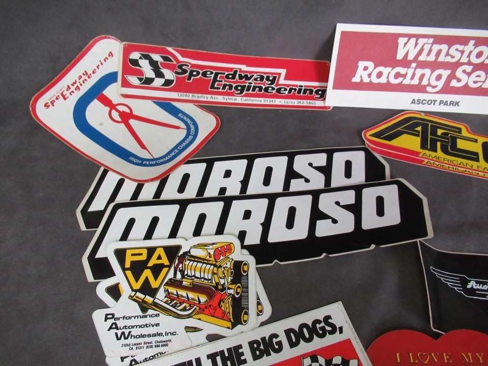 Vintage Automotive Racing Products Decals Stickers SUNOCO HURST rd19 | eBay