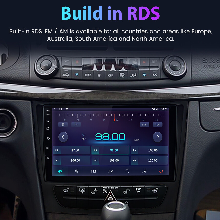 6+128GB Carplay Android Car Stereo Radio For Mercedes Benz CLS E-Class ...
