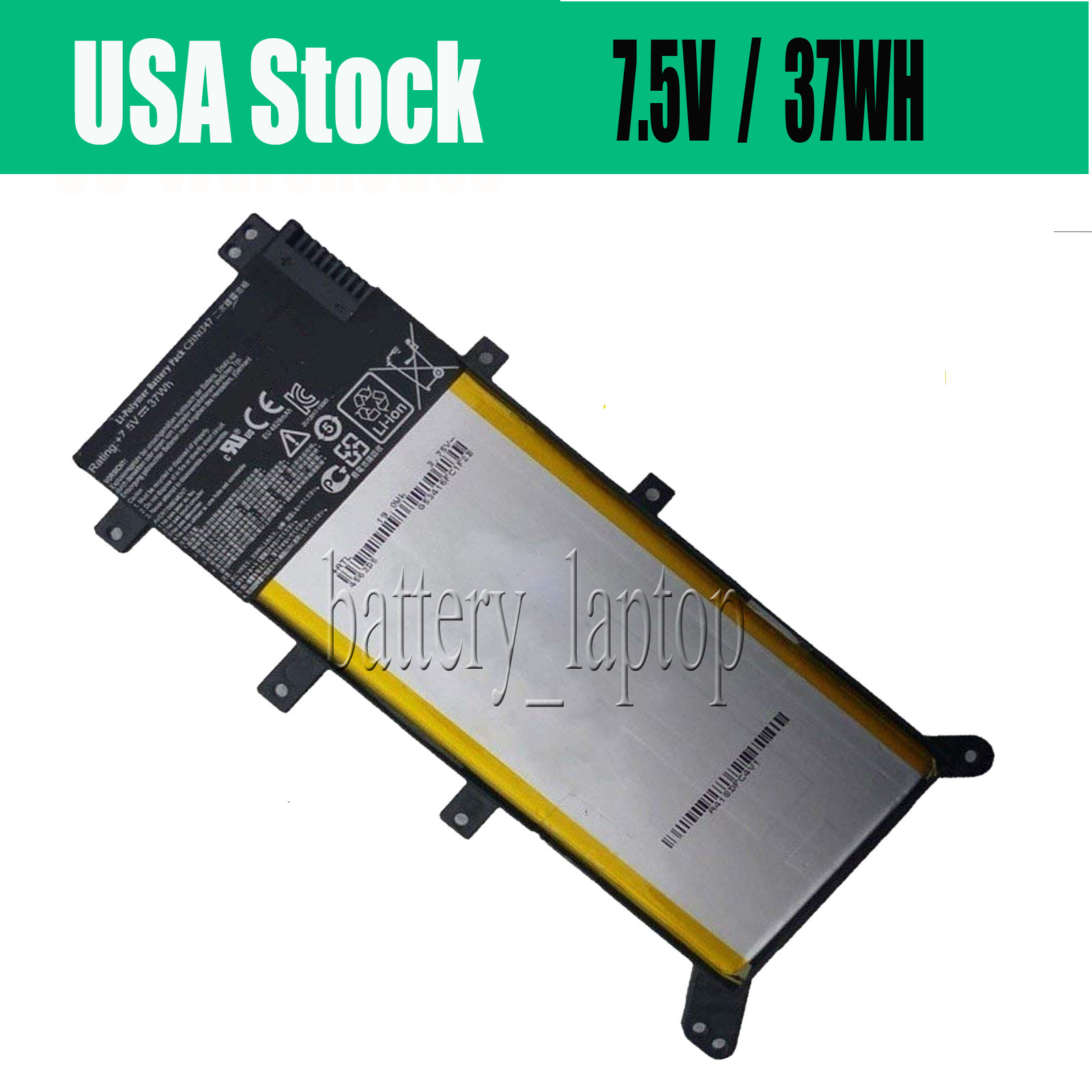 New Battery C21N1347 for ASUS X554L X555 X555L X555Y X555LN X555MA ...