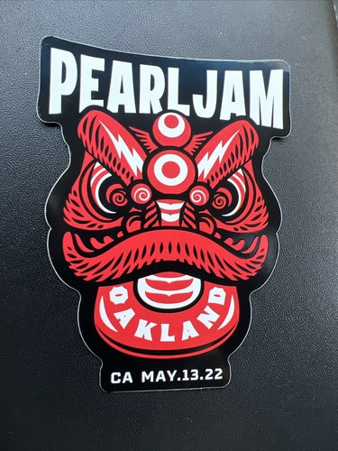 Pearl Jam Oakland Sticker | eBay