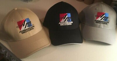 American Motors AMC Adjustable Embroidered Hat. Three colors Available ...