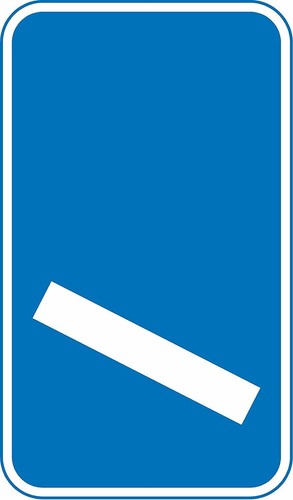 Countdown markers at exit from motorway - Safety sign 600mm x 400mm | eBay