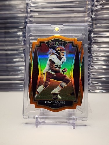2020 Panini Select Premier Orange Die-Cut Chase Young Rookie | eBay