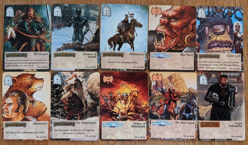 SPELLFIRE First Edition anglais – CCG 1994 – Lot 10 cartes – 51 à 60/ ...