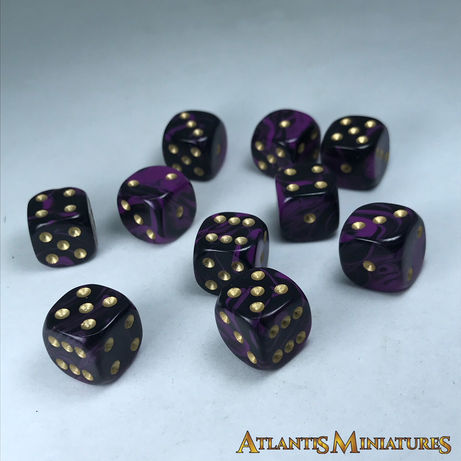 12mm New Tabletop Fantasy Dice Set - Great for Gaming / Wargaming ...