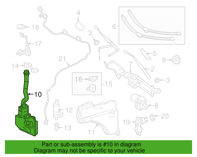 Mercedes Benz Genuine GLS550 GLS450 2017-2019 Reservoir Assembly OE ...
