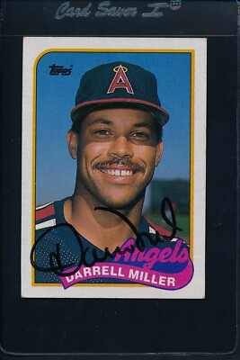 1989 Topps #68 Darrell Miller Angels Signed Auto *19675 | eBay
