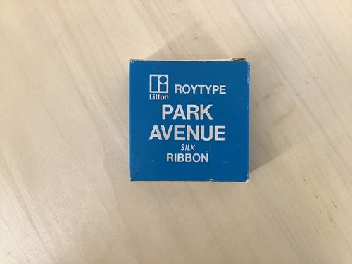 Vintage PARK AVENUE ROYTYPE SILK Typewriter Ribbon | eBay