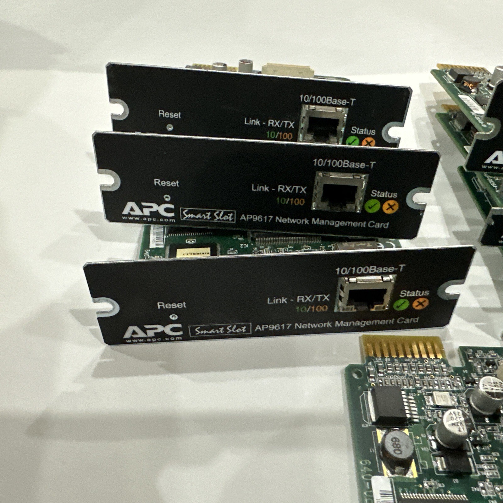 LOT OF 7 APC AP9617 Smart Slot Network Management Card | eBay