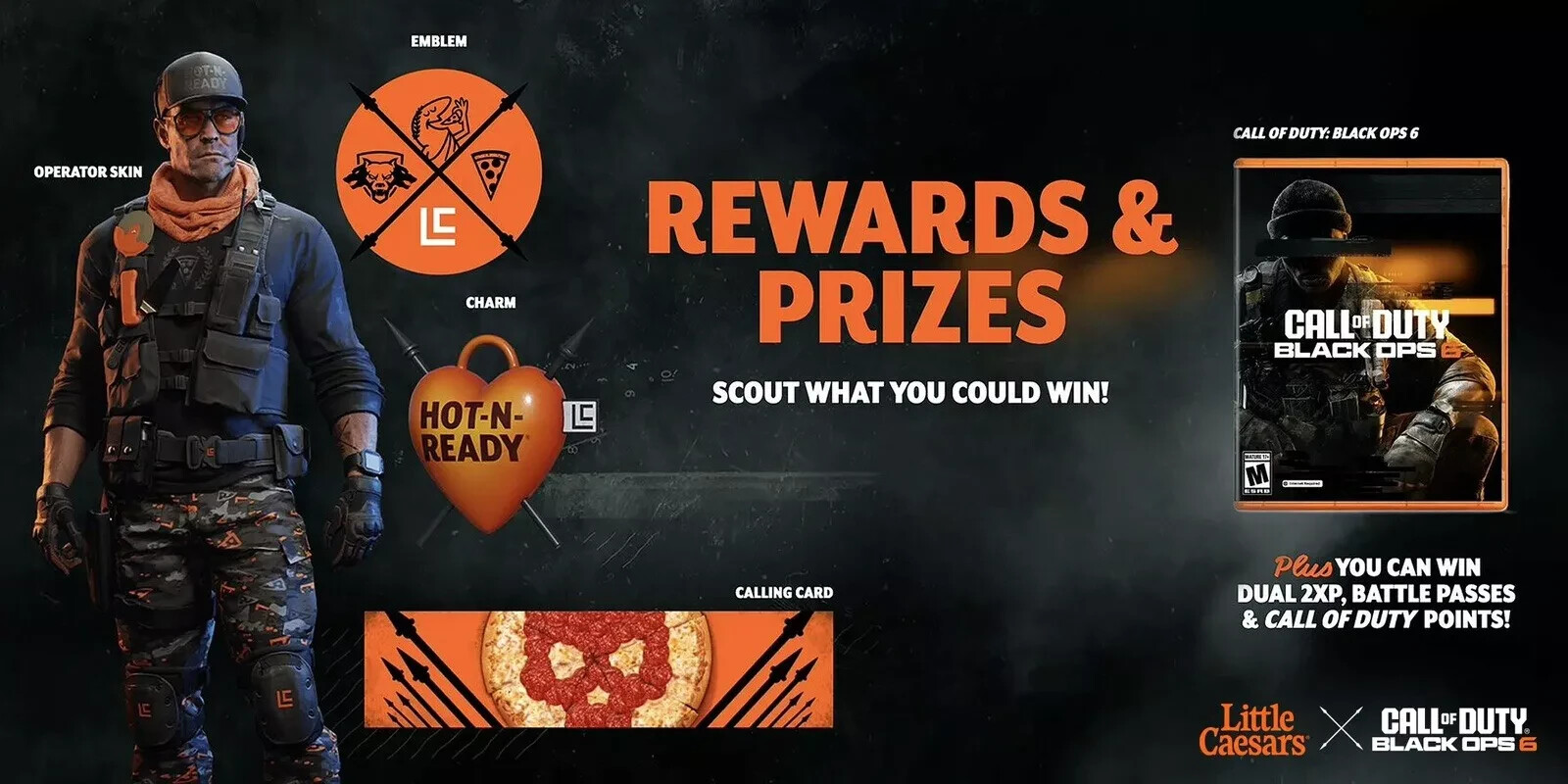 CALL OF DUTY BLACK OPS 6 BO6 LITTLE CAESARS PROMO ALL PLATFORMS READ ...